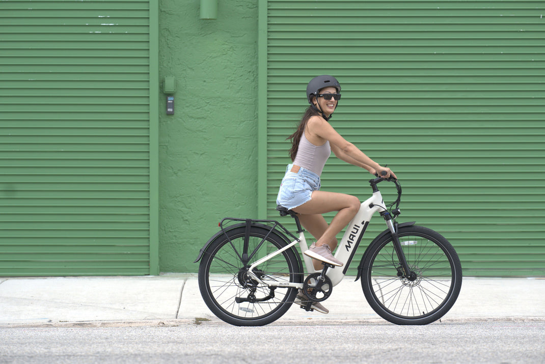 Fat Bronte Electric City Bike Step-Thru | Maui Bikes – Maui Bikes USA